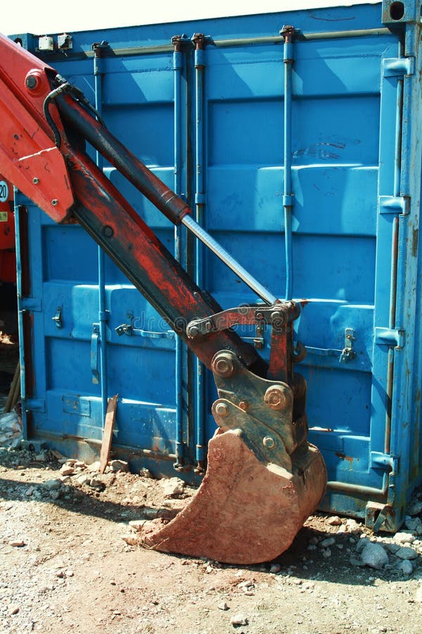 Excavator stock image. Image of construction, cargo, heap - 25012377