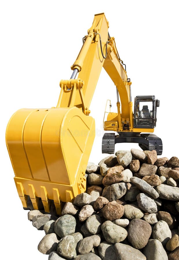 Excavator stock image. Image of industry, machine, duty - 25122945