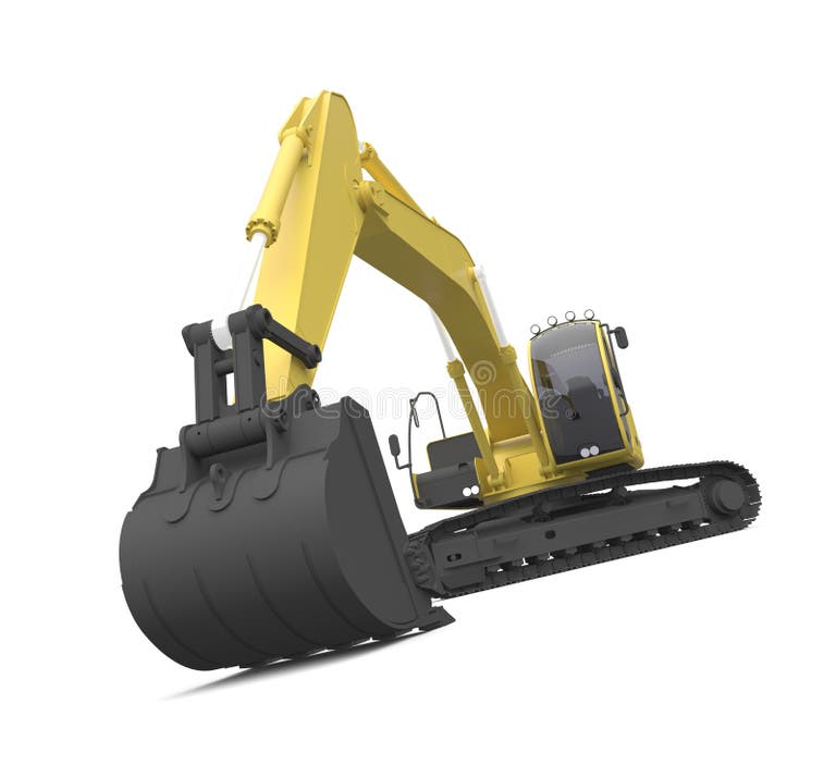 Crawler Excavator Stock Illustrations – 2,965 Crawler Excavator Stock ...