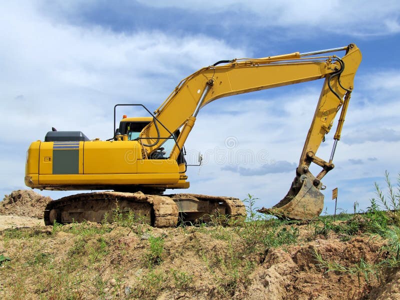 Excavator Picture. Image: 4839333
