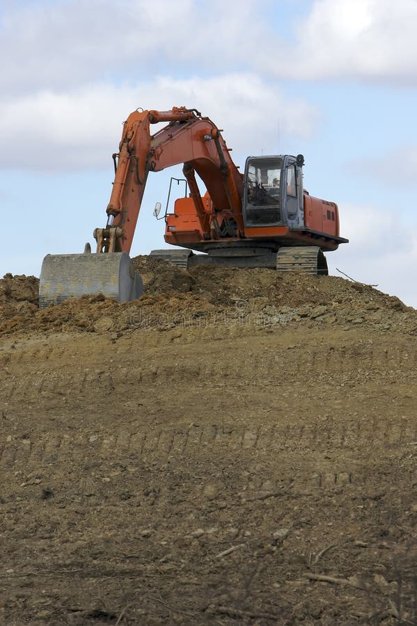 Excavator stock image. Image of strong, heavy, powerful - 693903