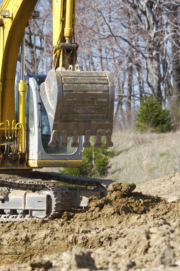 Excavator stock image. Image of strong, heavy, powerful - 693903