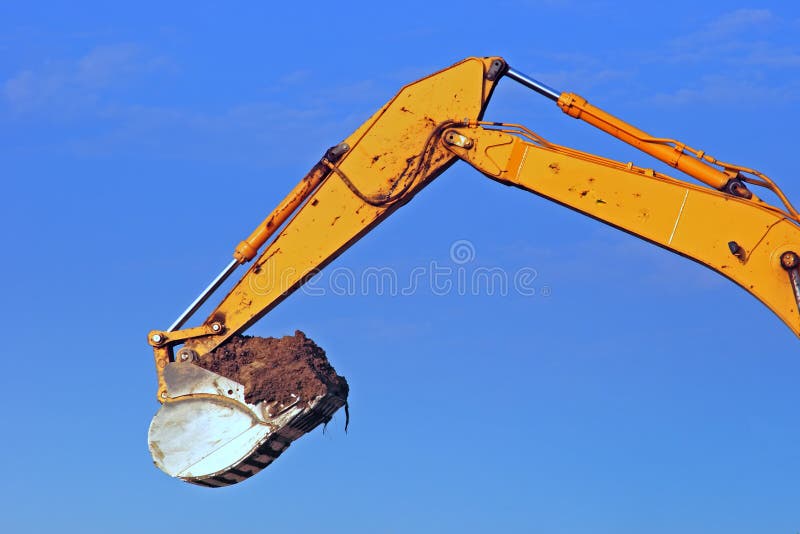 Excavator stock image. Image of move, transport, scoop - 8463777