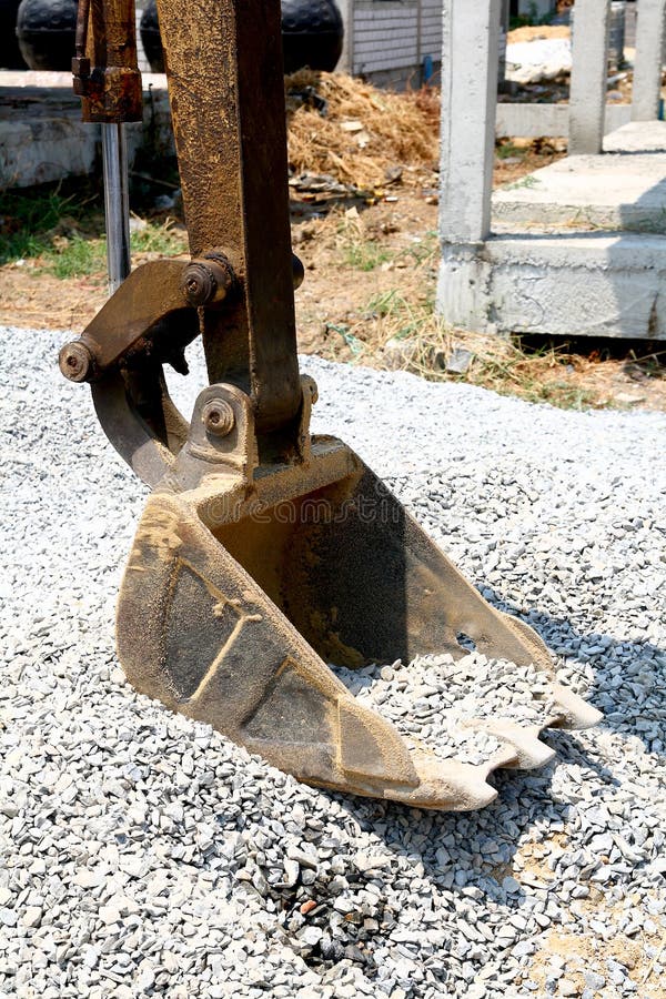 Excavator Arm on Construction Site Stock Image - Image of vehicle ...