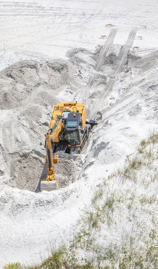 Excavator stock photo. Image of machinery, excavation - 278557514