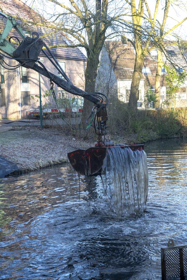 Excavator stock image. Image of deepen, logistics, machine - 237317485