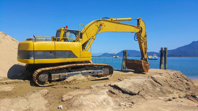 Moving Sand Dune in Slowinski National Park, Leba, Poland Stock Image ...