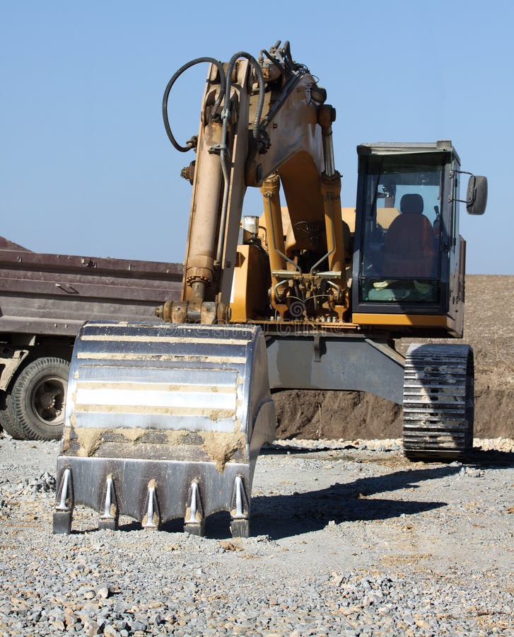 Excavator bucket stock image. Image of earth, mining - 40890701