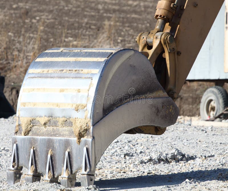Excavator Bucket with Claw stock image. Image of hydraulic - 20154081