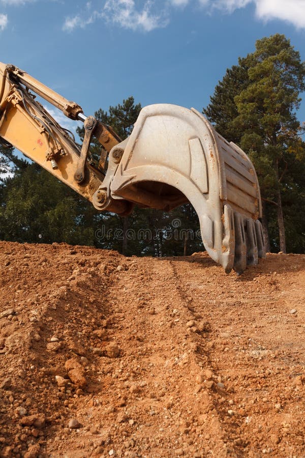 Excavator bucket stock image. Image of earthmover, dredger - 45340847