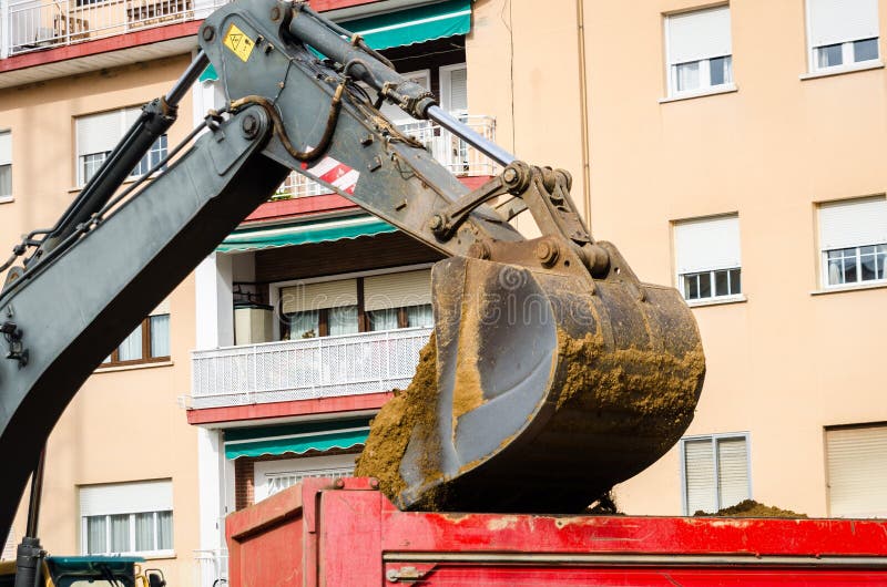 Bucket for Loading the Charge into the Steelmaking Furnace. Stock Image ...