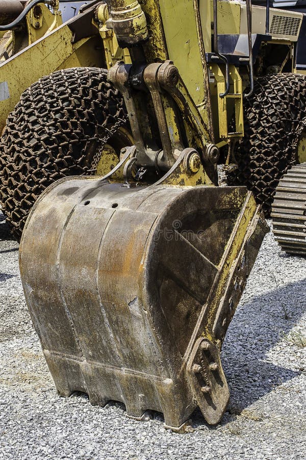 Used Excavator Bucket for Excavator, Bucket Close-up View of Excavator ...