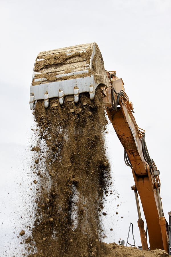 Excavator bucket stock image. Image of excavating, shovel - 56758021