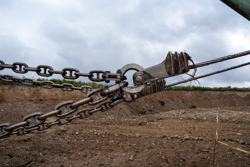 Excavator chain stock image. Image of earth, heavy, industry - 230612651