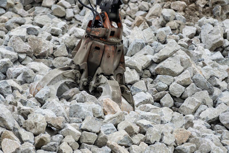 Excavator claw stock photo. Image of load, dump, heap - 260338860