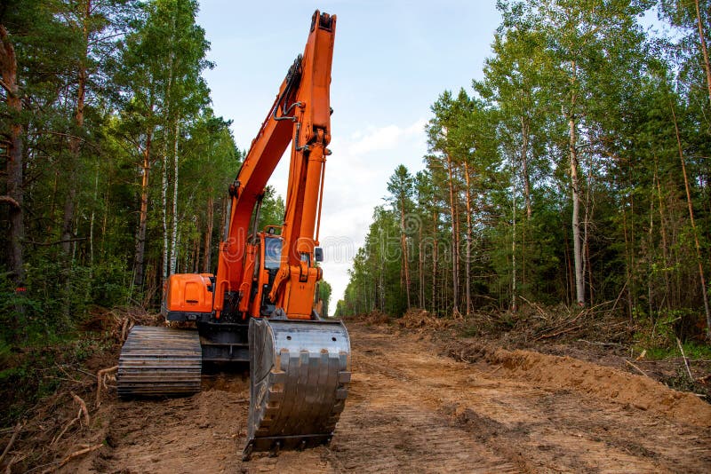 471 Tree Clearing Excavator Stock Photos - Free & Royalty-Free Stock ...