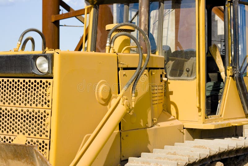 Excavator close-up stock image. Image of shovel, equipment - 5803887