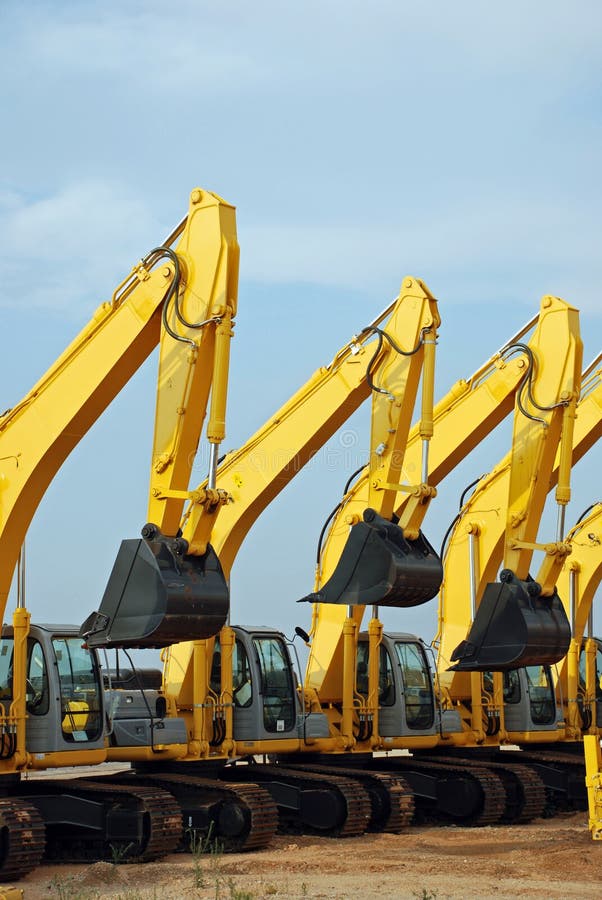 Excavator Construction Equipment Stock Photo - Image of ...