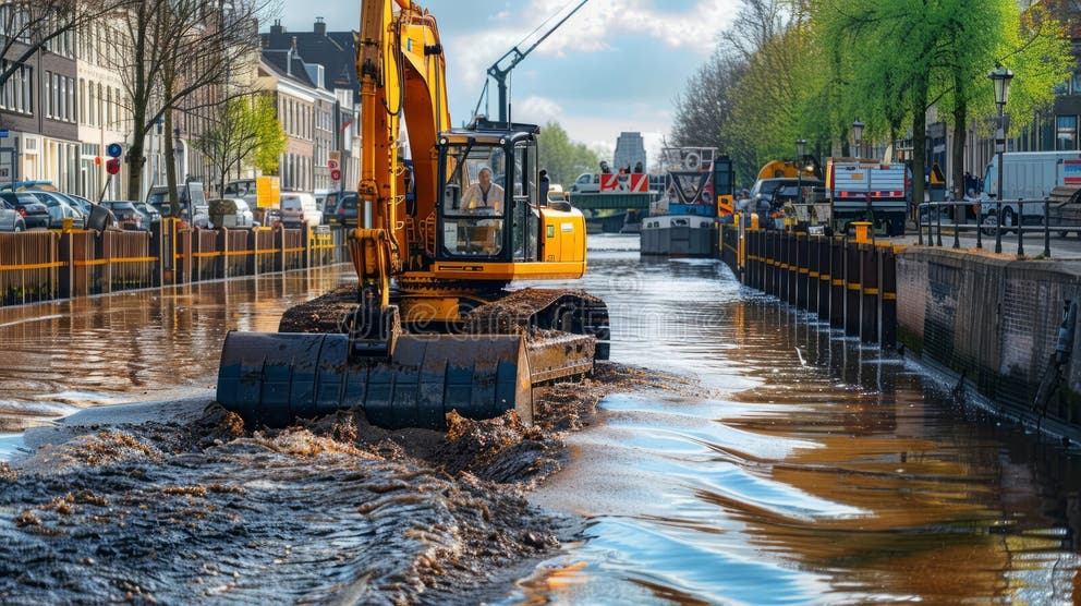 Digging Canal Stock Illustrations – 21 Digging Canal Stock ...