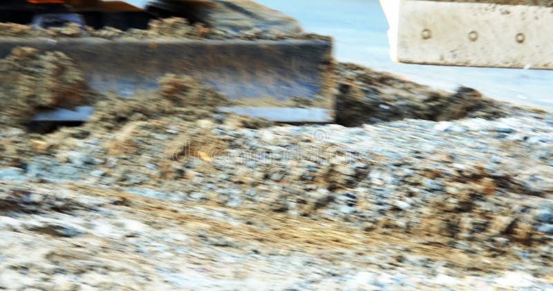 Excavator Digging Foundation Trench for Building Construction Project ... Excavator Digging Foundation Trench for Building Construction Project ...