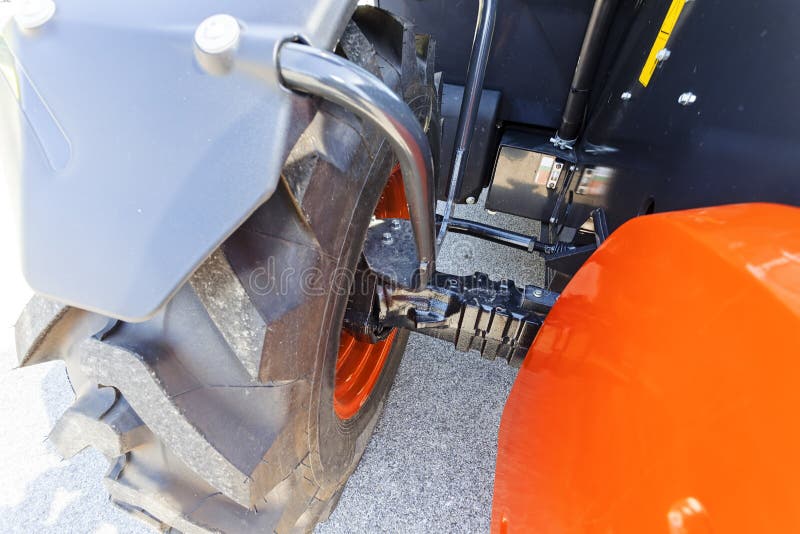 Excavator digging wheel stock image. Image of focus, iron - 72348111