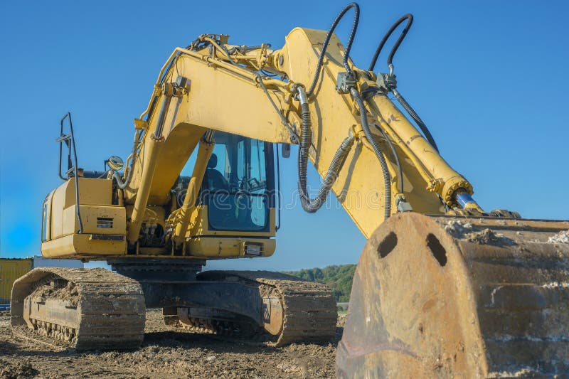 Excavator stock photo. Image of machine, shovel, loader - 46503182