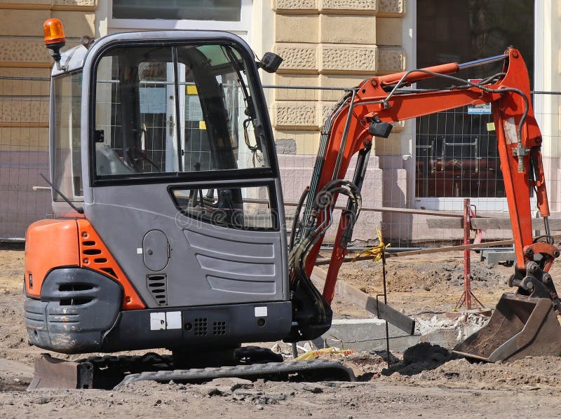 Excavator Front End Loader Machinery Stock Photo - Image of activity ...
