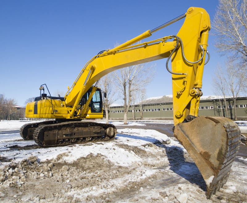 Excavator stock photo. Image of people, earth, site, digger - 31467284