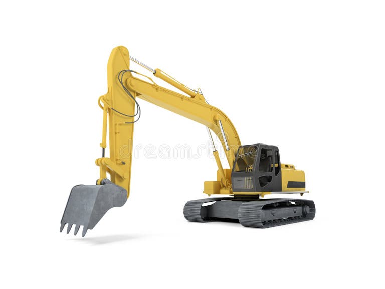 Excavator Front View Stock Illustrations – 478 Excavator Front View ...