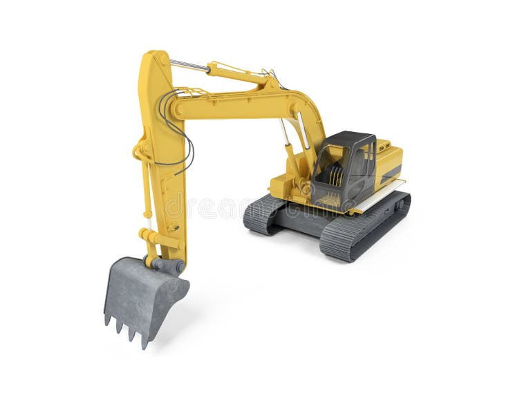 Excavator Front View Stock Illustrations – 371 Excavator Front View ...