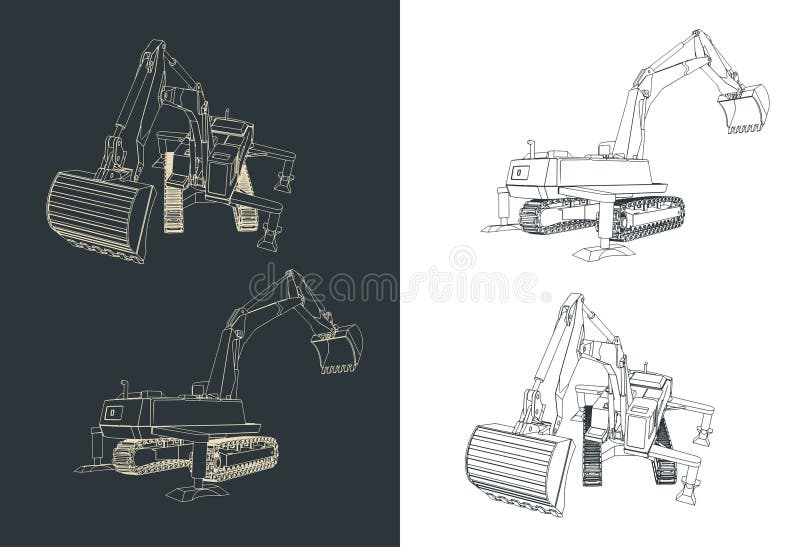Loader Blueprints Stock Illustrations – 76 Loader Blueprints Stock ...