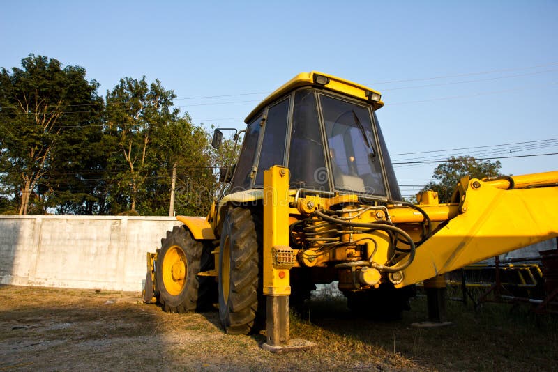 EXCAVATOR Industry Construction Machine Stock Image - Image of ...
