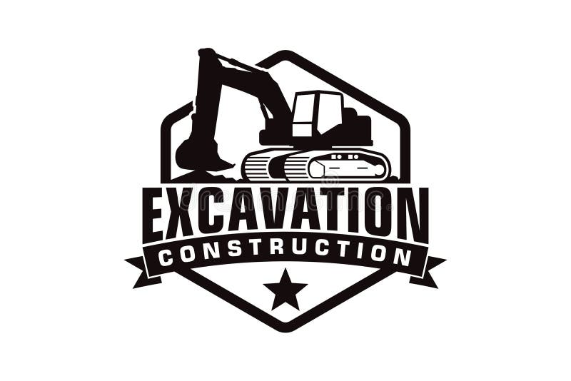 Excavator Logo Template Vector. Heavy Equipment Logo Vector for ...