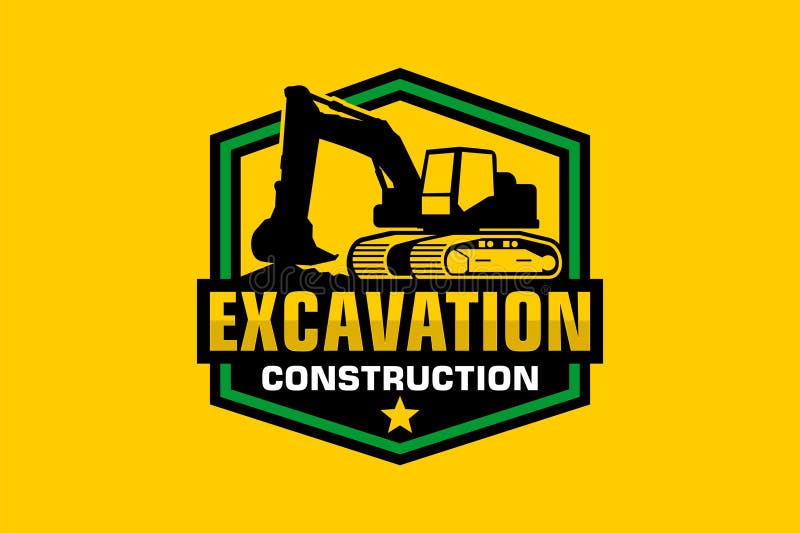 Excavator Logo Template Vector. Heavy Equipment Logo Vector for ...