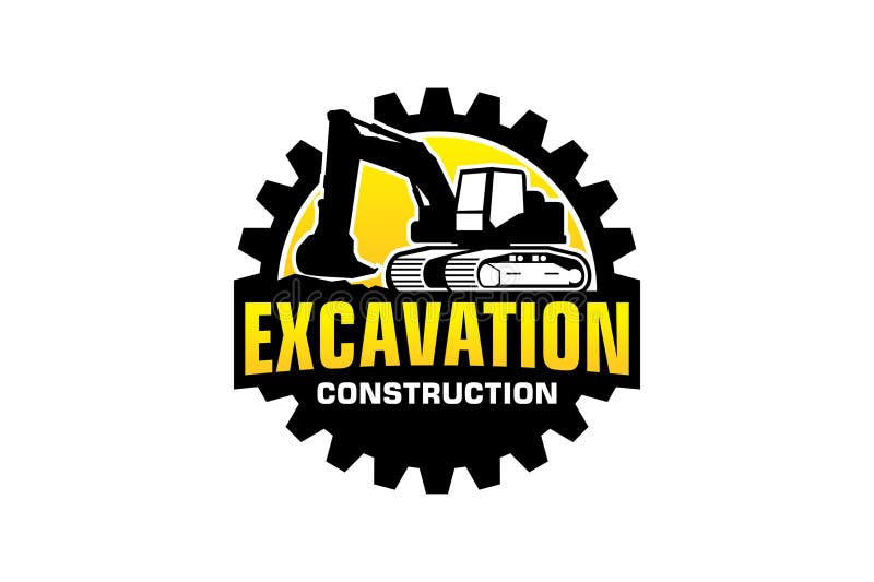 Excavator Logo Template Vector. Heavy Equipment Logo Vector for ...