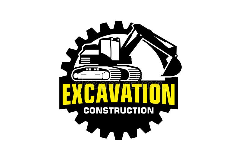 Excavator Logo Template Vector. Heavy Equipment Logo Vector for ...