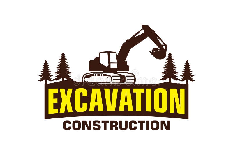 Excavator Logo Template Vector. Heavy Equipment Logo Vector for ...