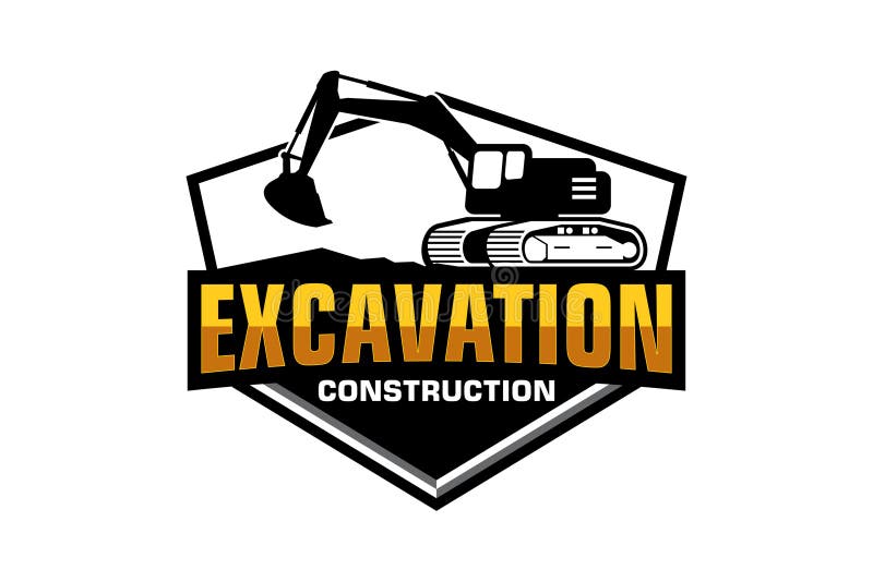 Excavator Logo Template Vector. Heavy Equipment Logo Vector for ...