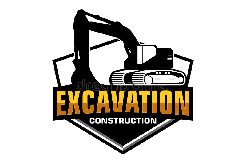 Excavator Logo Template Vector. Heavy Equipment Logo Vector for ...