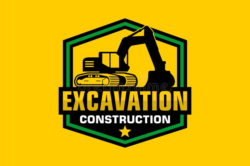 Excavator Logo Template Vector. Heavy Equipment Logo Vector for ...