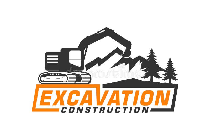Excavator Logo Template Vector. Heavy Equipment Logo Vector for ...