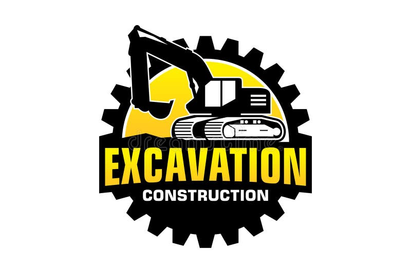 Excavator Logo Template Vector. Heavy Equipment Logo Vector for ...