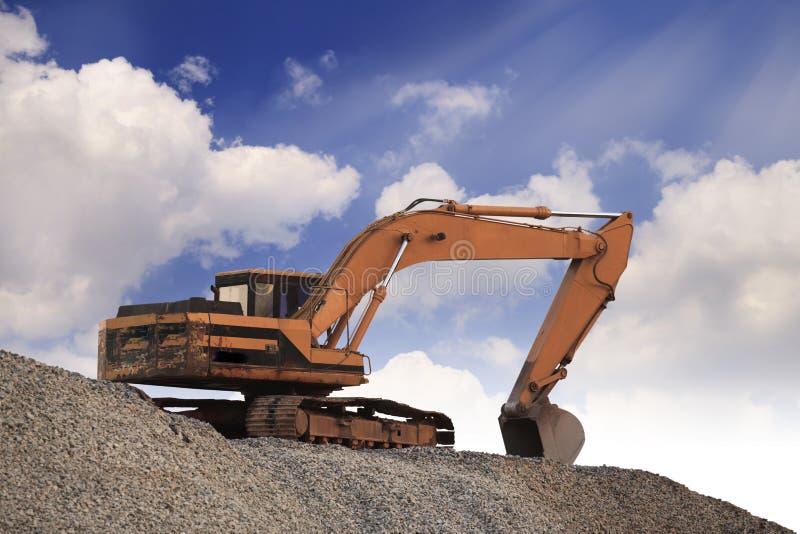 Excavator machine stock photo. Image of activity, excavation - 29566106