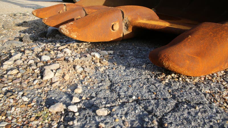 Excavator Machine with Crawler and Wheels Stock Photo - Image of ...