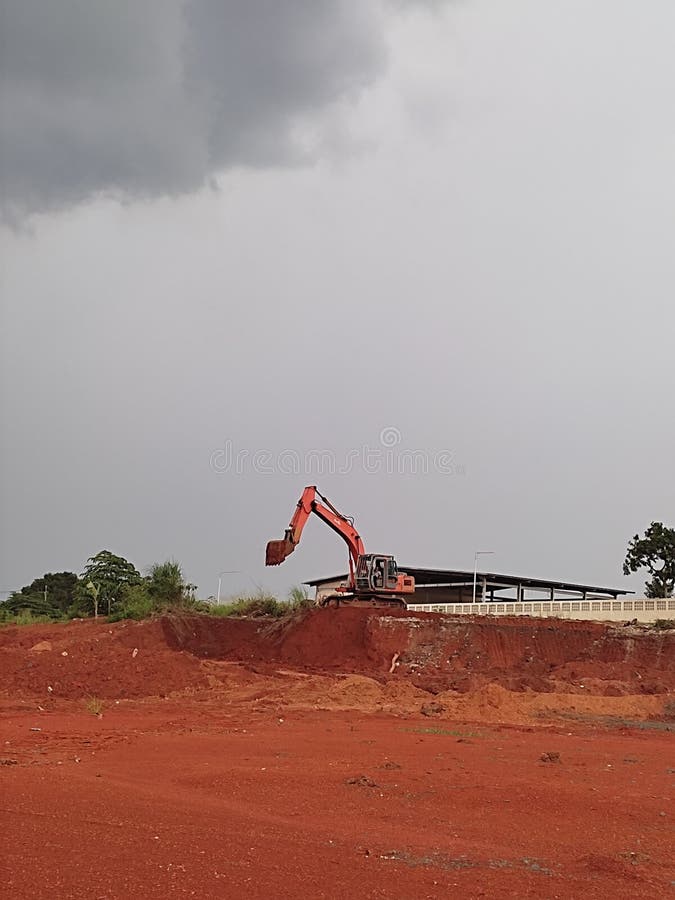 Cutting Land stock image. Image of land, ground, soil - 250453317