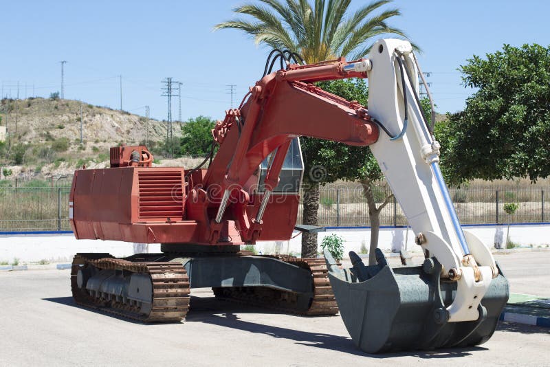 Excavator. Machinery and Equipment Stock Photo - Image of machinery ...