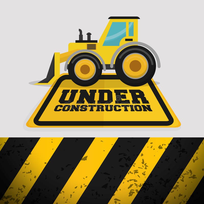 Warning Excavator Stock Illustrations – 375 Warning Excavator Stock ...