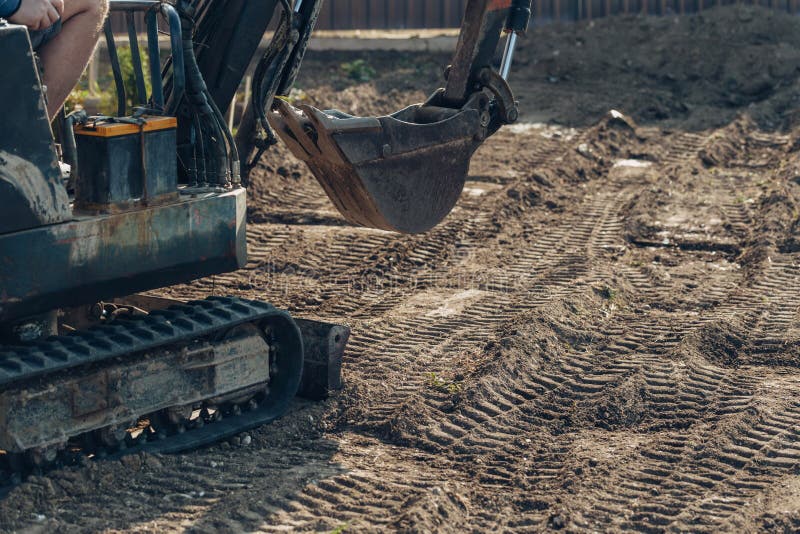 Excavator Mechanical Part for Digging. Machines and Mechanisms for ...