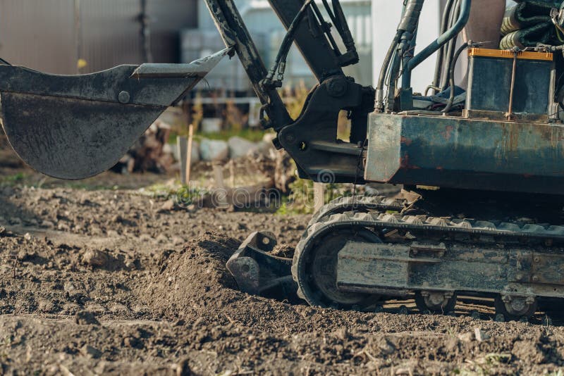 Excavator Mechanical Part for Digging. Machines and Mechanisms for ...