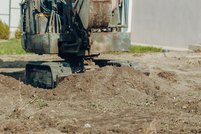 Excavator Mechanical Part for Digging. Machines and Mechanisms for ...